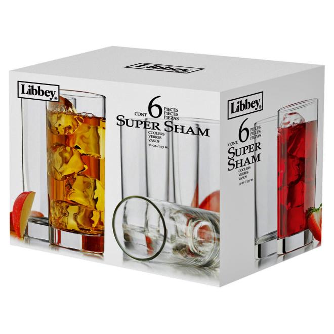 Set 6 Vasos Super Sham Alto 355 ml | Sodimac - Falabella