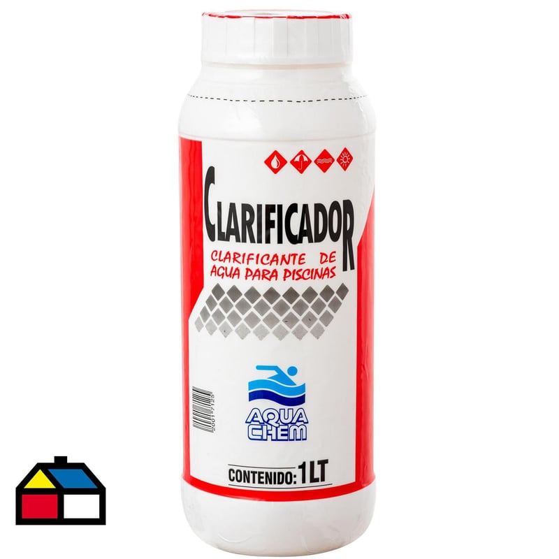 Clarificador para piscinas 1 litro frasco | Sodimac - Falabella
