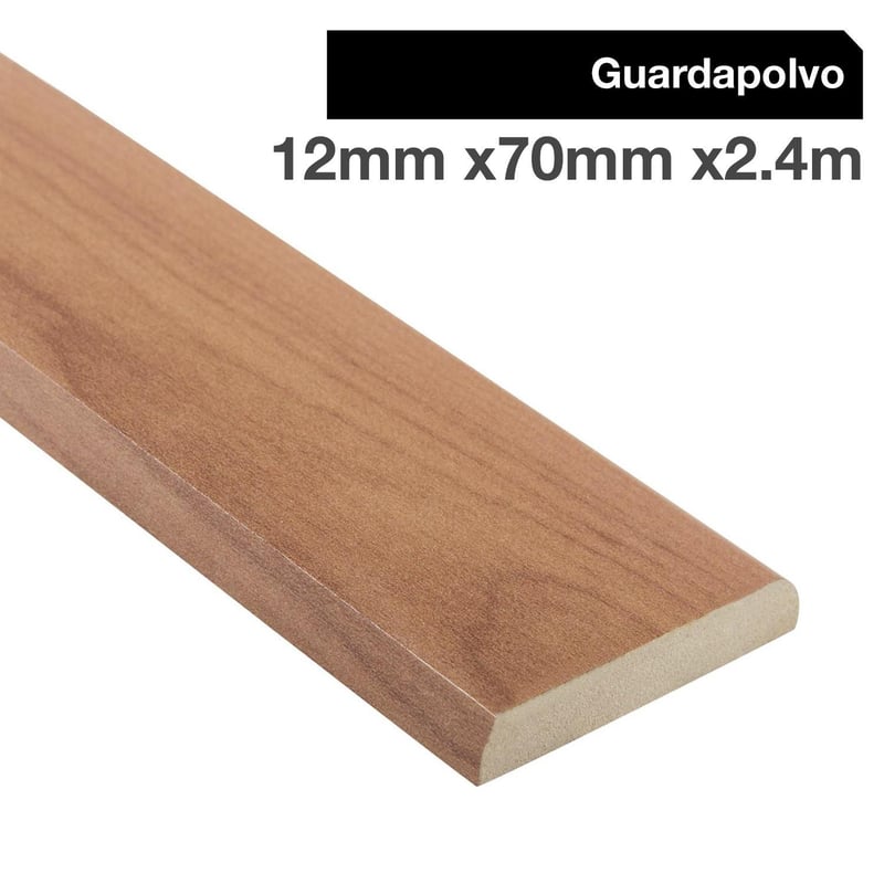 Guardapolvo MDF Cerezo 12 mm 7x240 cm | Sodimac - Falabella