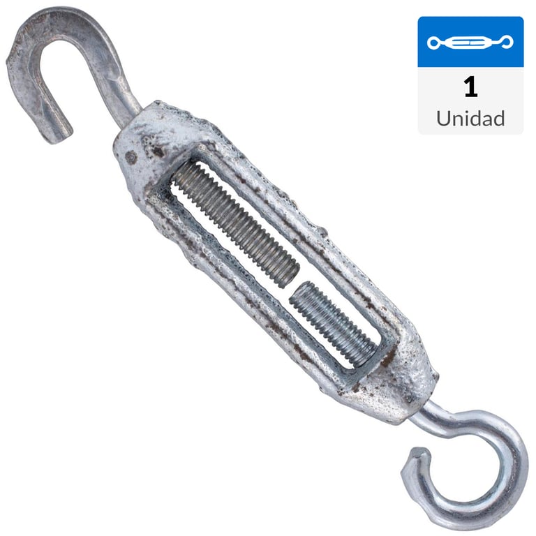 Tensor gancho-ojo 5/32" acero gris | Sodimac - Falabella