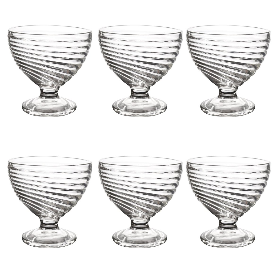 Set de copas para postre vidrio 6 unidades | Sodimac - Falabella