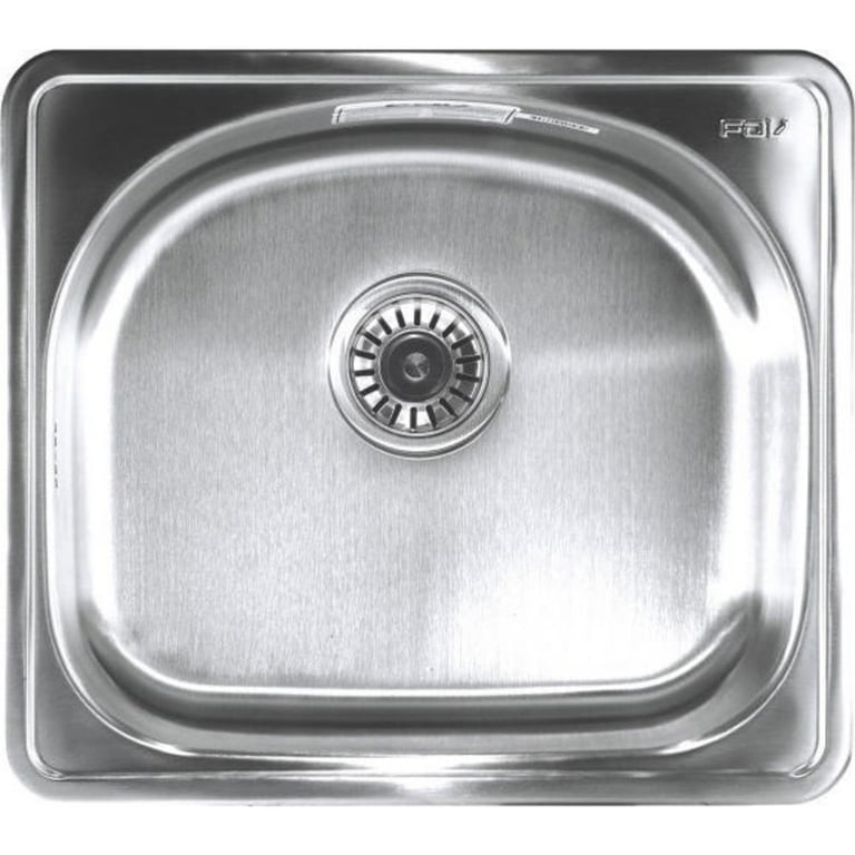 Lavacopas Empotrado 1 Cubeta(s) 44x18.5x50 cm Acero inoxidable ...