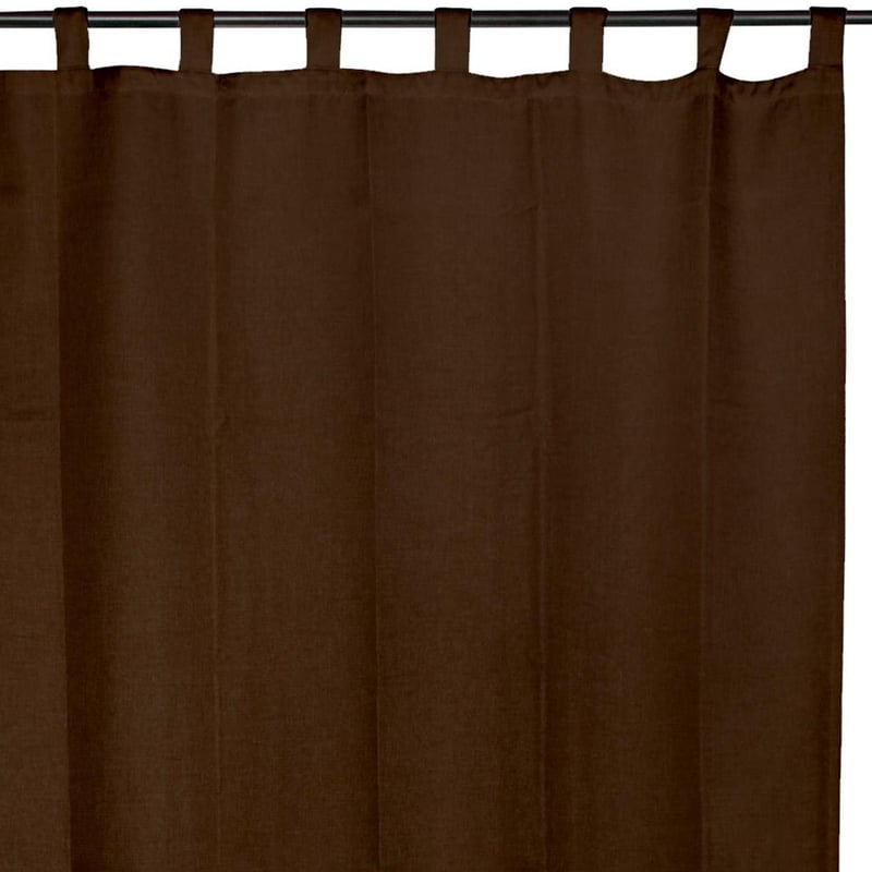 Cortina Tela 140x230 cm Café | Sodimac - Falabella