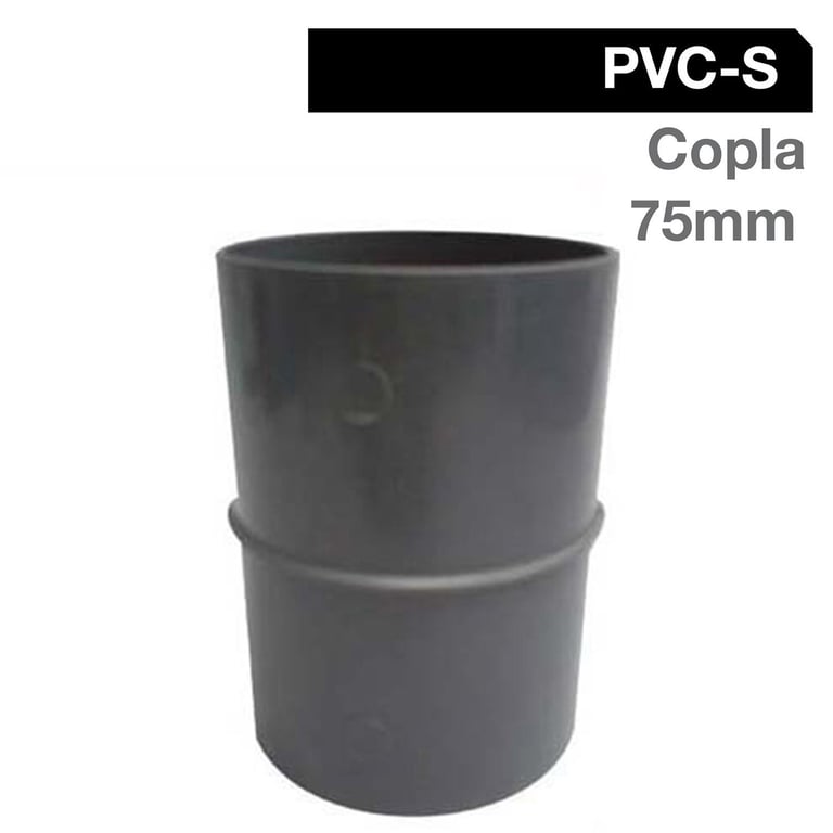 Copla PVC-S Bco c/goma 75mm Blanco 1u | Sodimac - Falabella