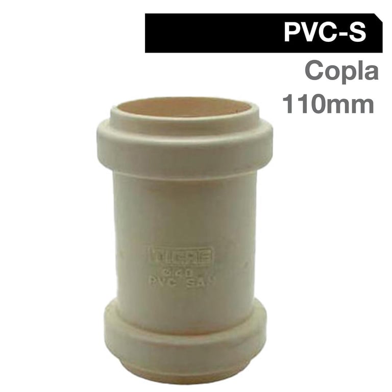 Copla PVC-S Bco c/goma 110mm Blanco 1u | Sodimac - Falabella