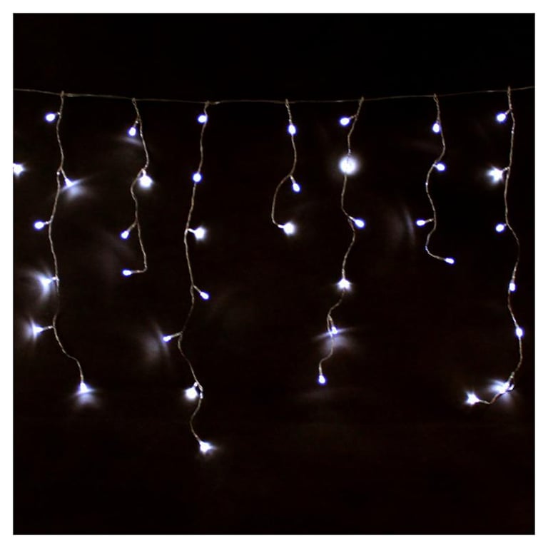 Cascada led blanco frio 120 luces | Sodimac - Falabella