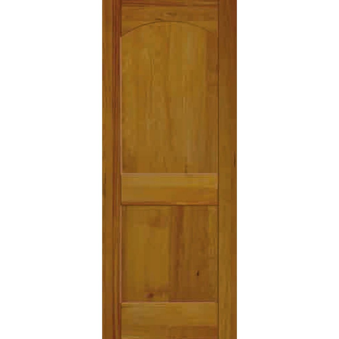 Puerta Exterior Madera de lenga 70x200 cm Campestre Milano Natural ...