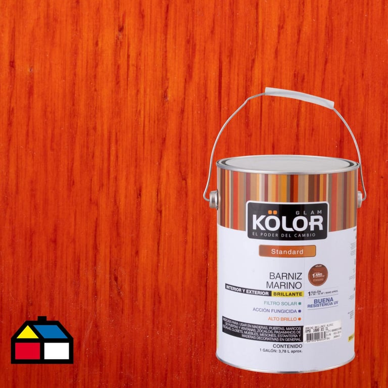 Barniz Marino Brillante 1 galón(es) Alerce | Sodimac - Falabella