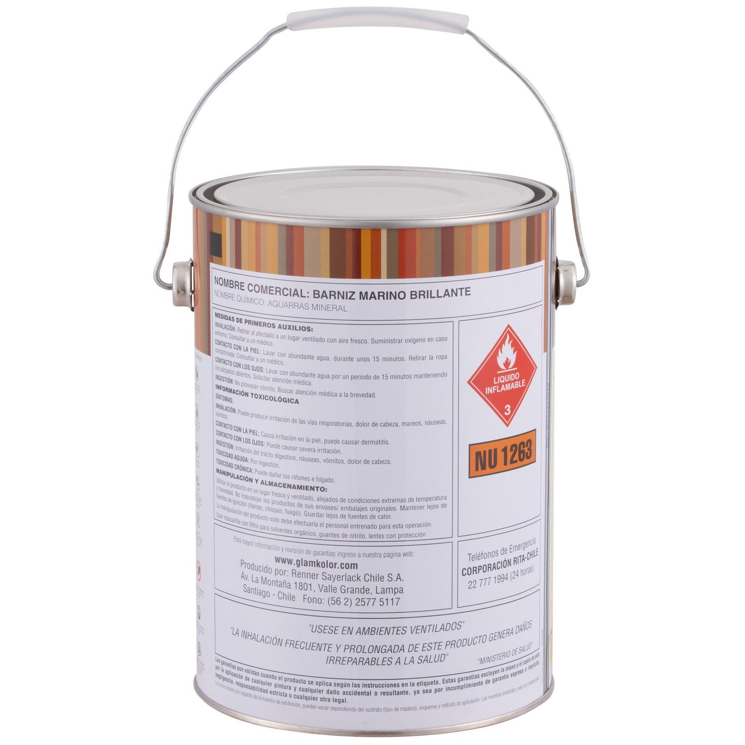 Barniz Marino Brillante 1 galón(es) Maple | Sodimac - Falabella