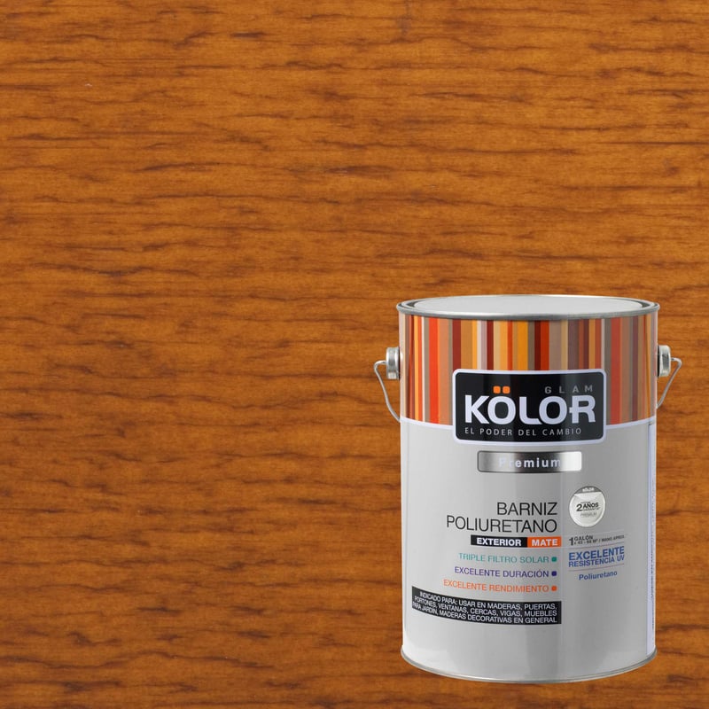 Barniz Poliuretano Mate 1 galón(es) Roble | Sodimac - Falabella