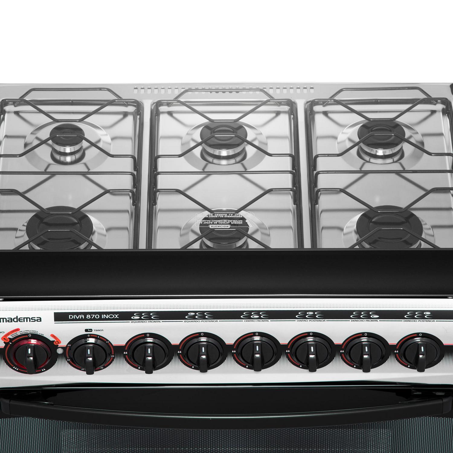 6 Platos Gris/negro Diva 870 | Sodimac - Falabella