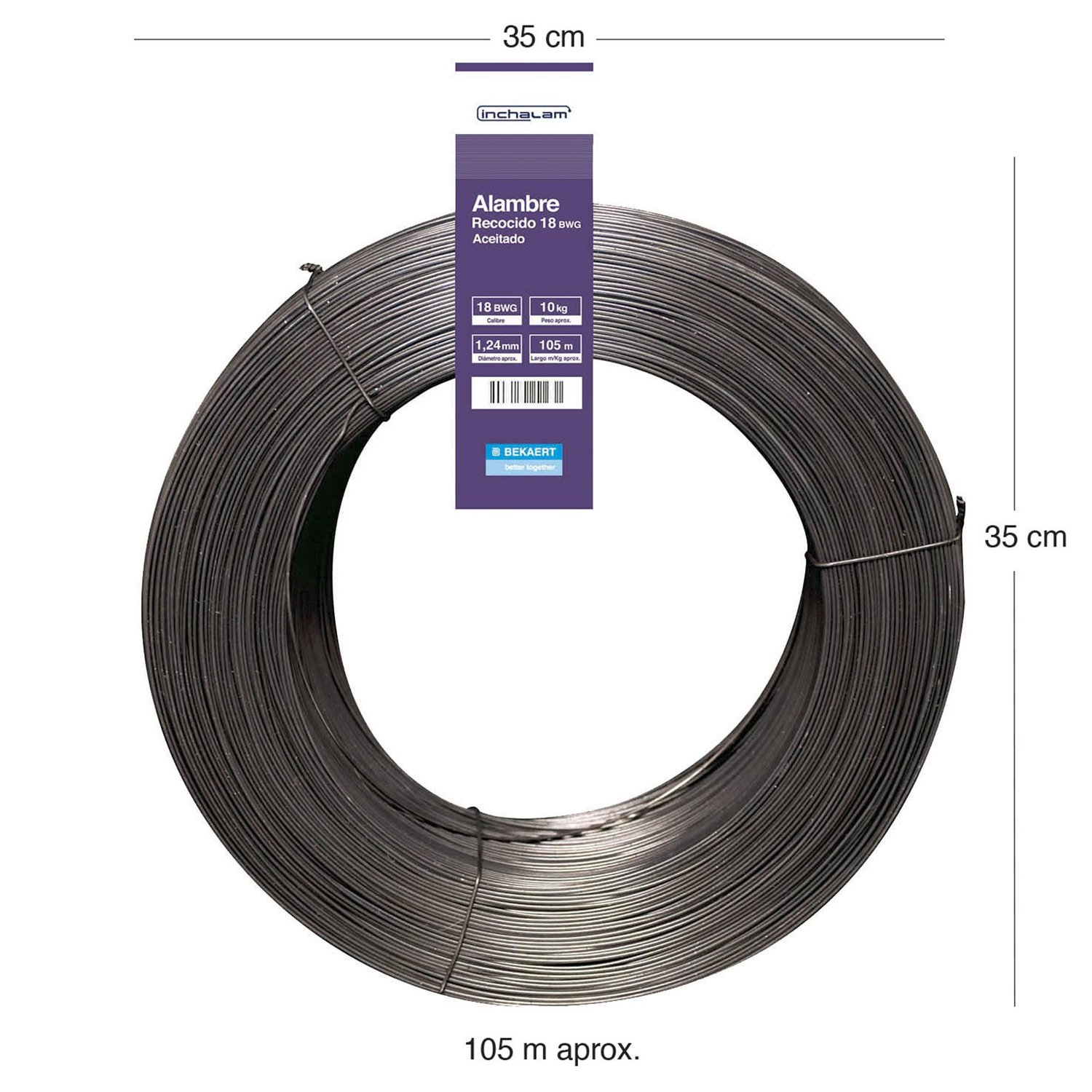 #18/10 kg Alambre negro recocido | Sodimac - Falabella