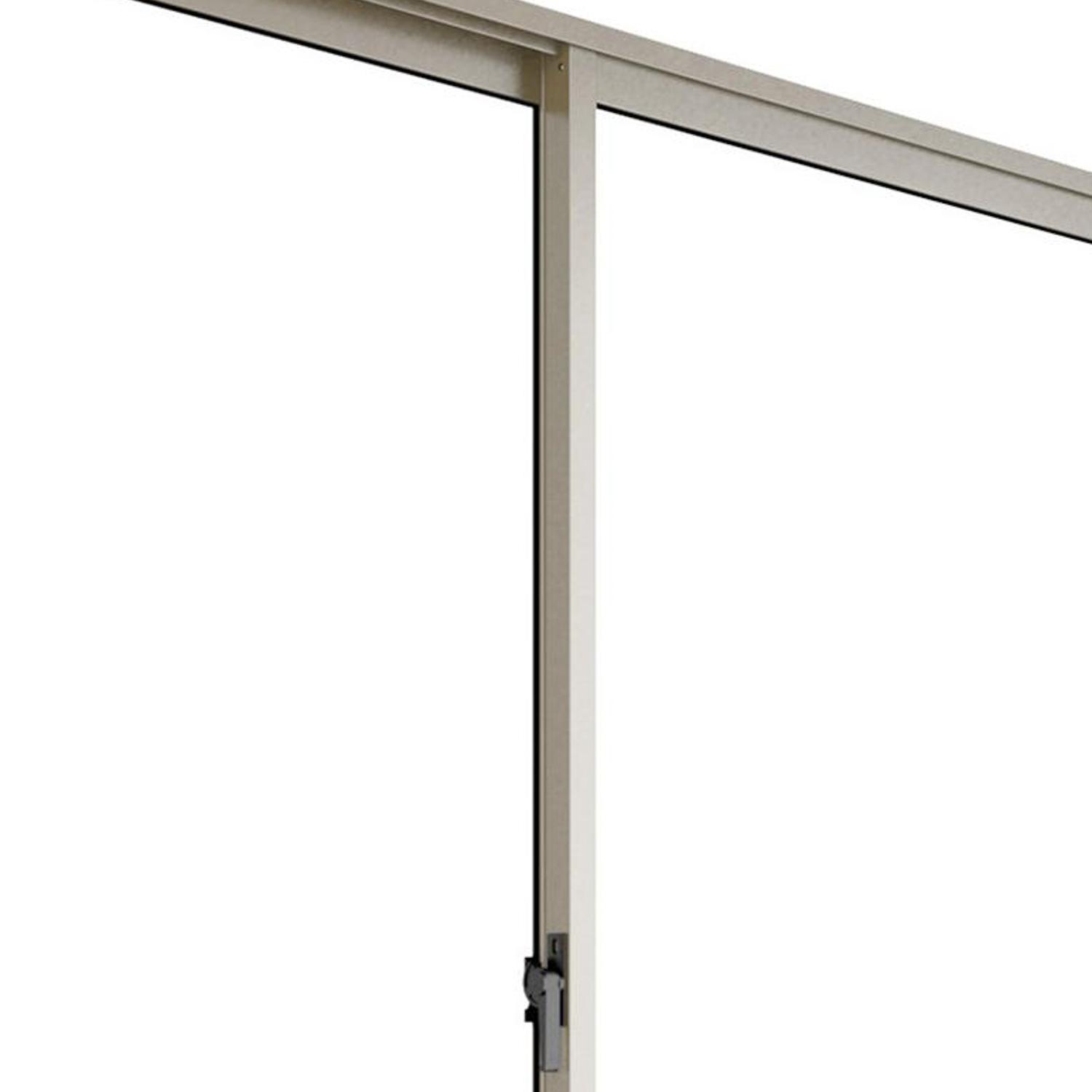 Ventana aluminio 140x120 cm monolítico titanio corredera | Sodimac ...