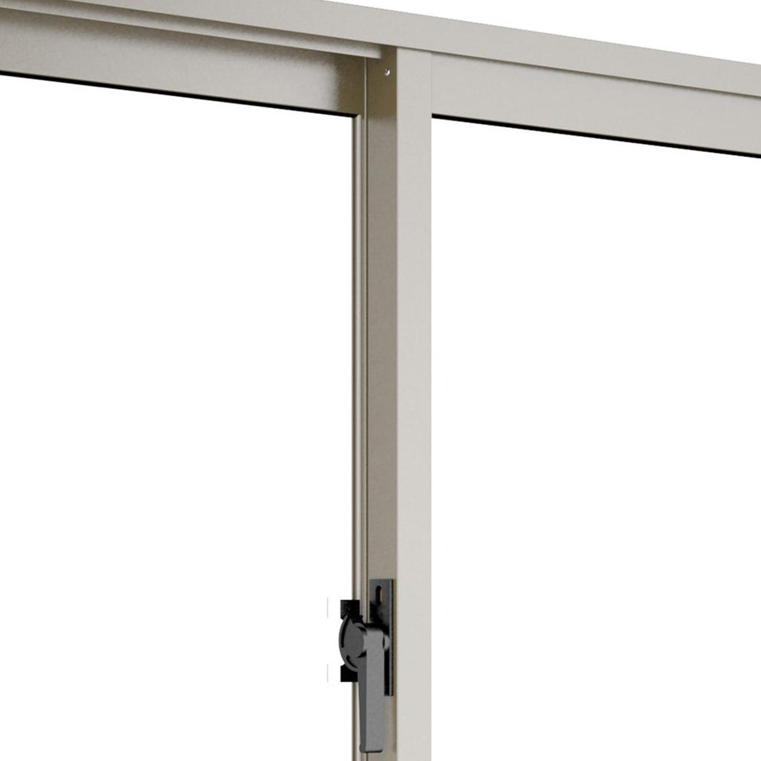 Ventana aluminio 60x60 cm monolítico titanio corredera | Sodimac ...