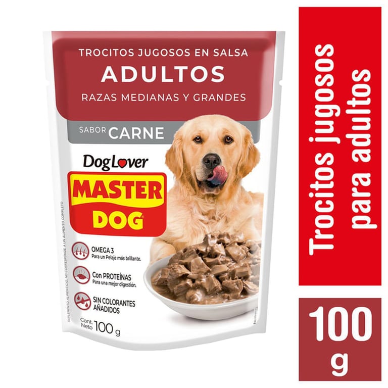 Alimento húmedo para perro adulto 100g carne/arroz/vegetales | Sodimac ...