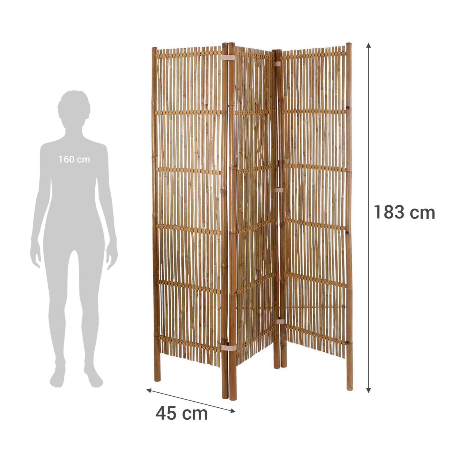 Biombo Bambú 45x183 cm | Sodimac - Falabella