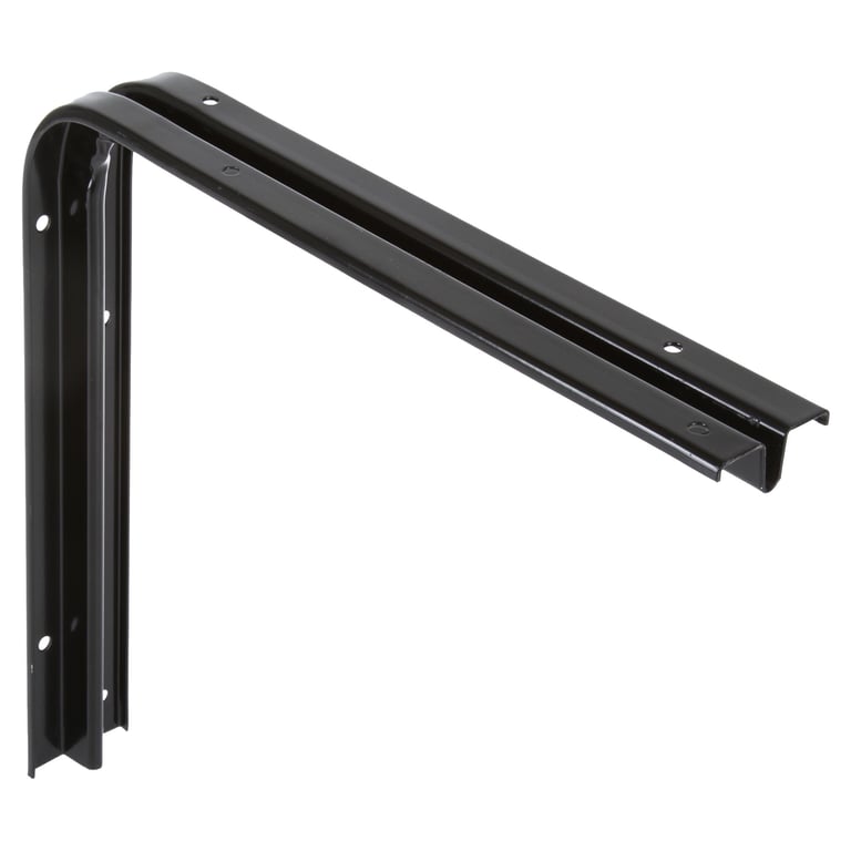 Soporte para repisa metal 20x25 cm negro | Sodimac - Falabella