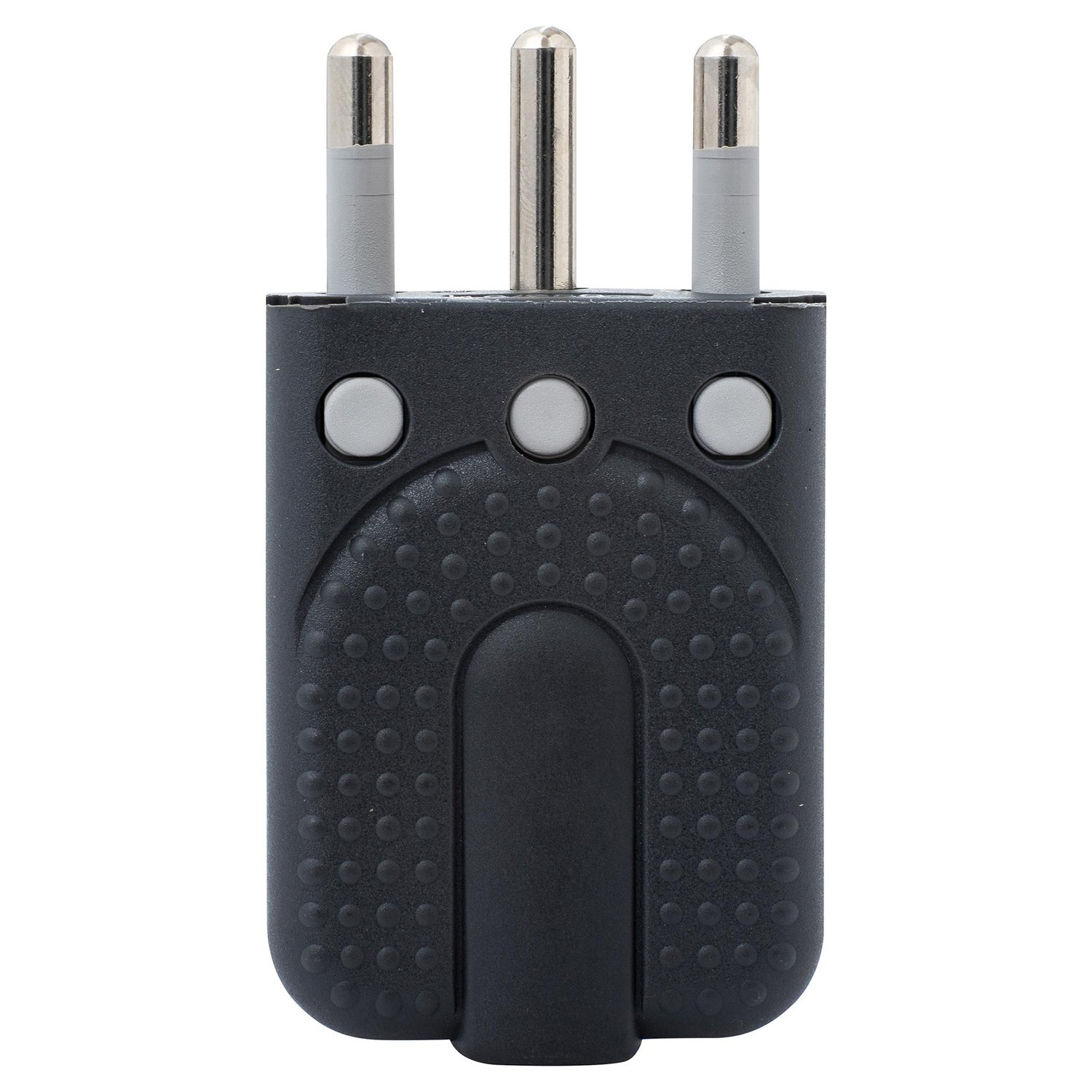 Enchufe macho volante articulado 2p+t 16 A Gris | Sodimac - Falabella