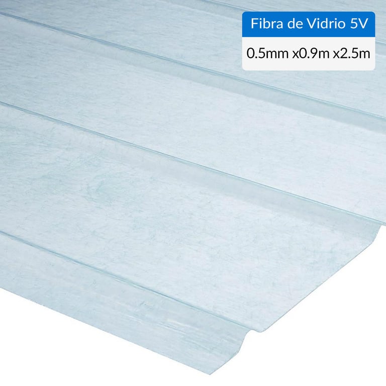 Plancha Fibra de vidrio 5V 0.5 mm 90x250 cm Transparente | Sodimac ...