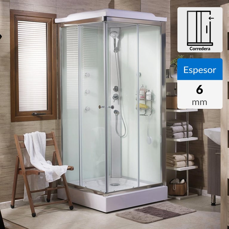 Cabina de ducha 90x90x218 cm | Sodimac - Falabella