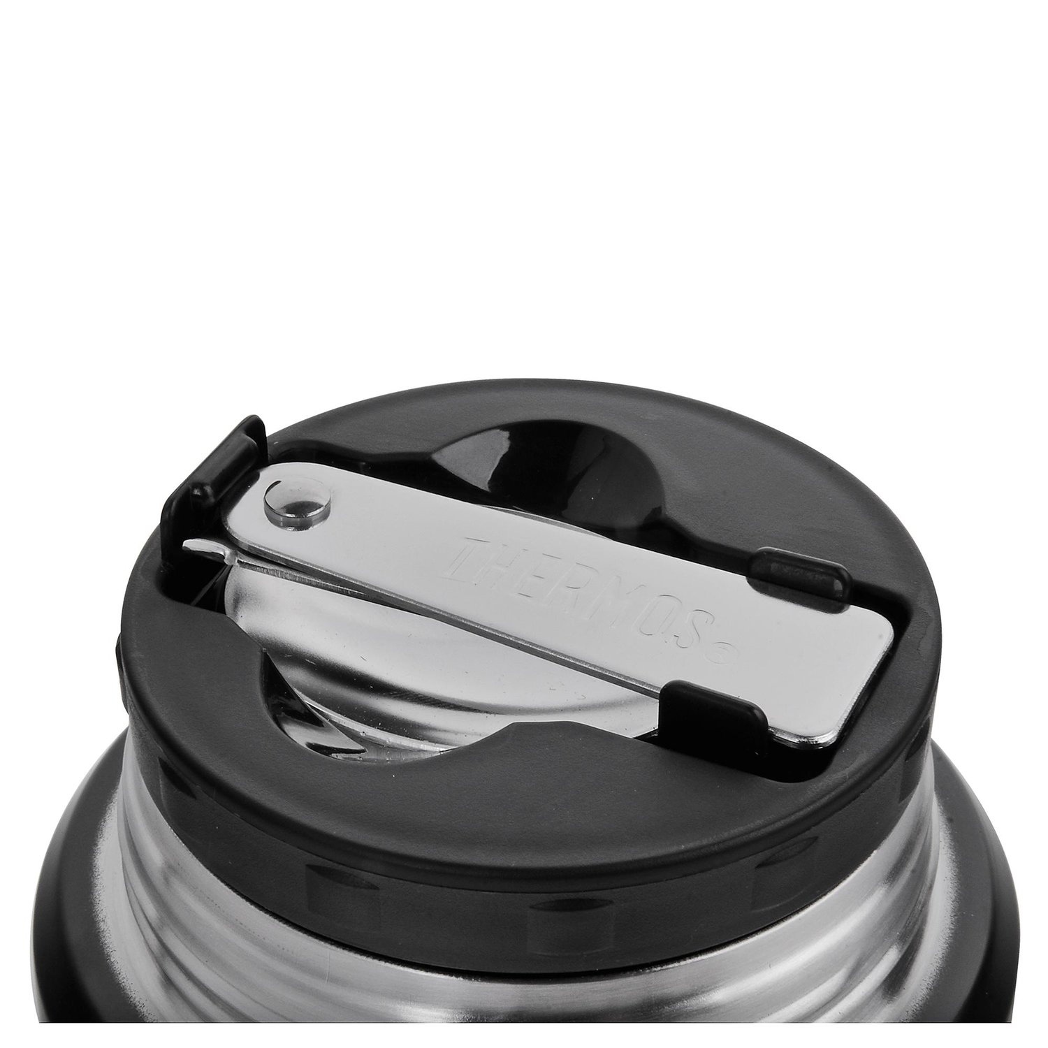 Termo para Comida 470 ml Acero Inoxidable Negro/ Plateado | Sodimac ...