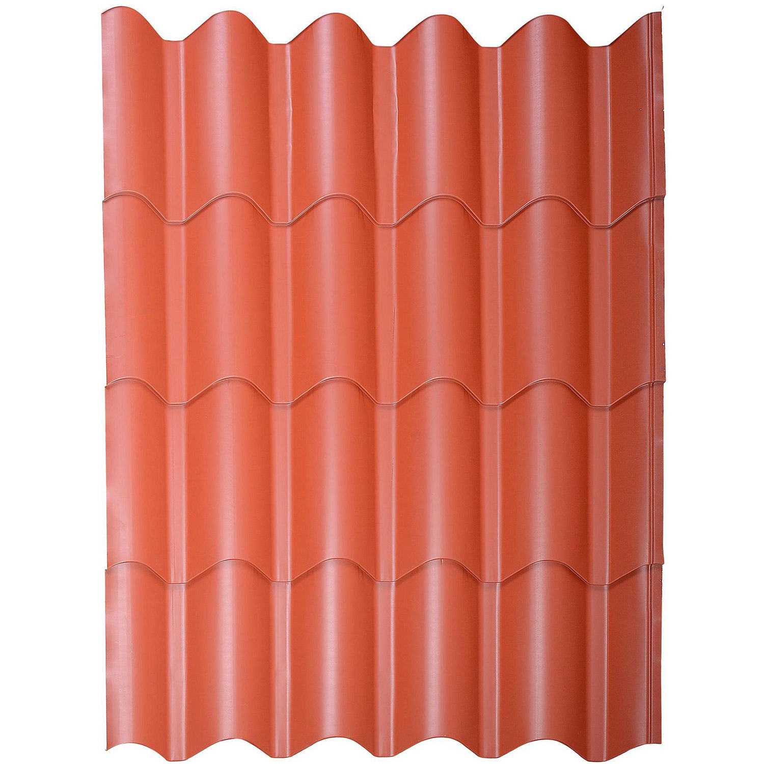 Teja Continua Acero 1.06x3.66 m 0.4 mm Terracota | Sodimac - Falabella