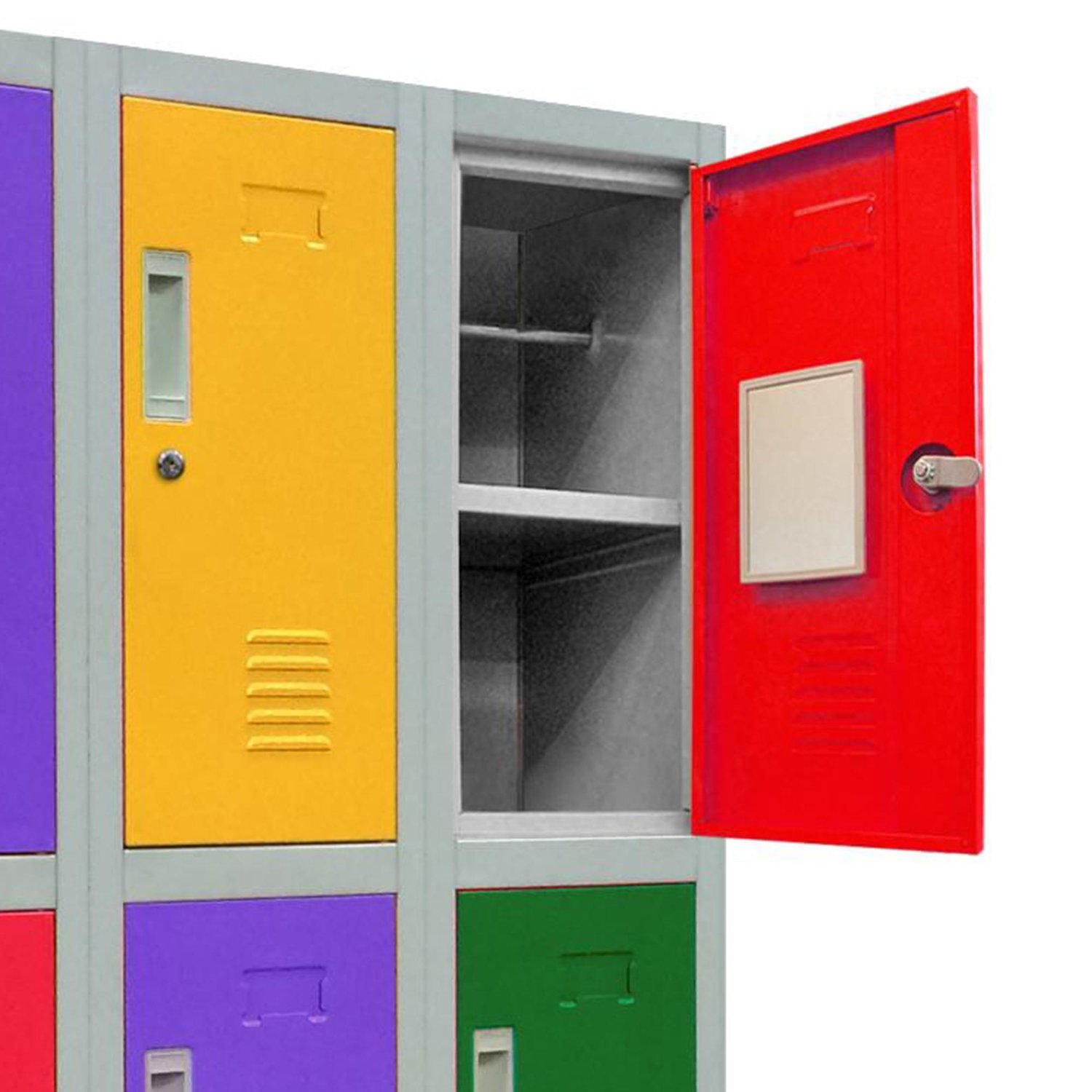 Locker de Oficina con Llave 9 Puerta(s) 9 Repisa(s) 83xx50 cm ...