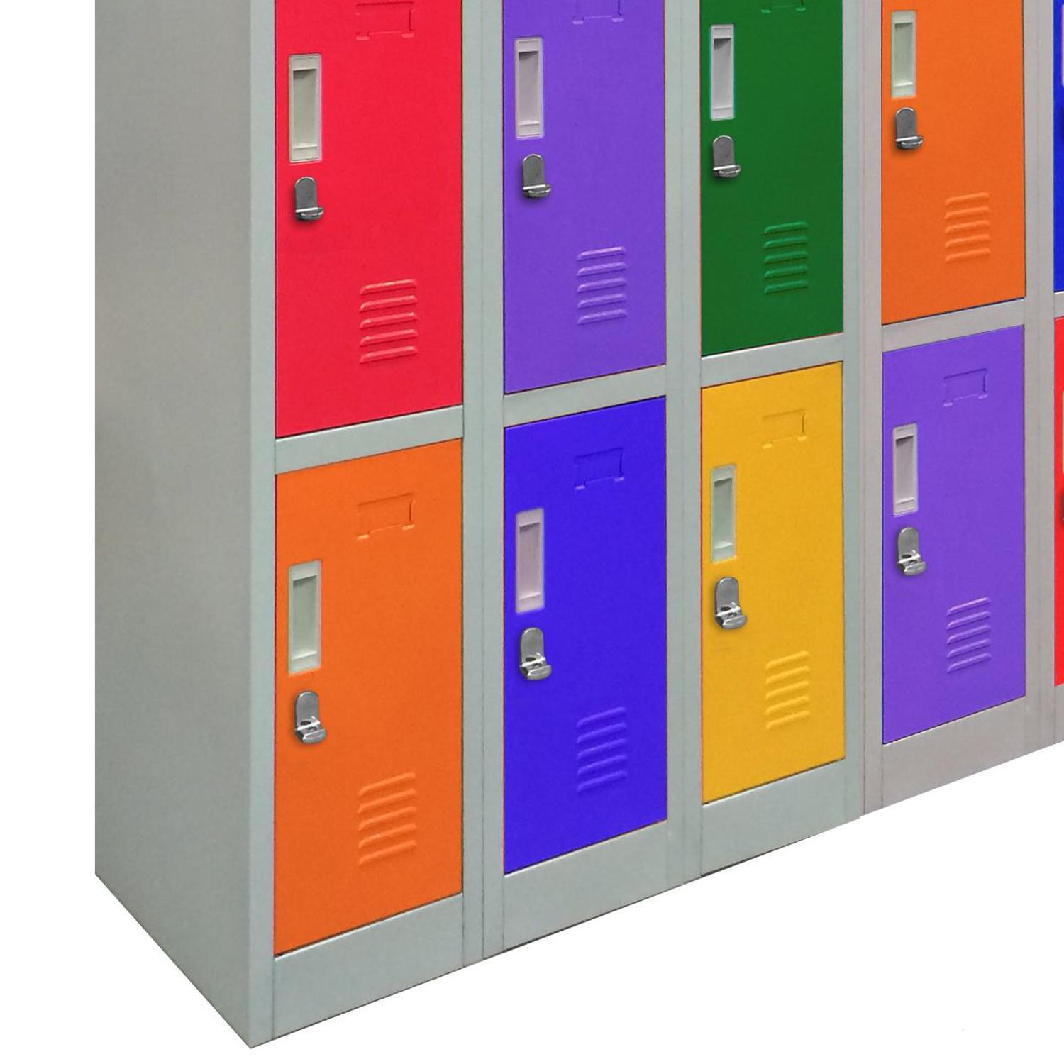 Locker de Oficina con Portacandado 15 Puerta(s) 15 Repisa(s) 50xx140 cm ...