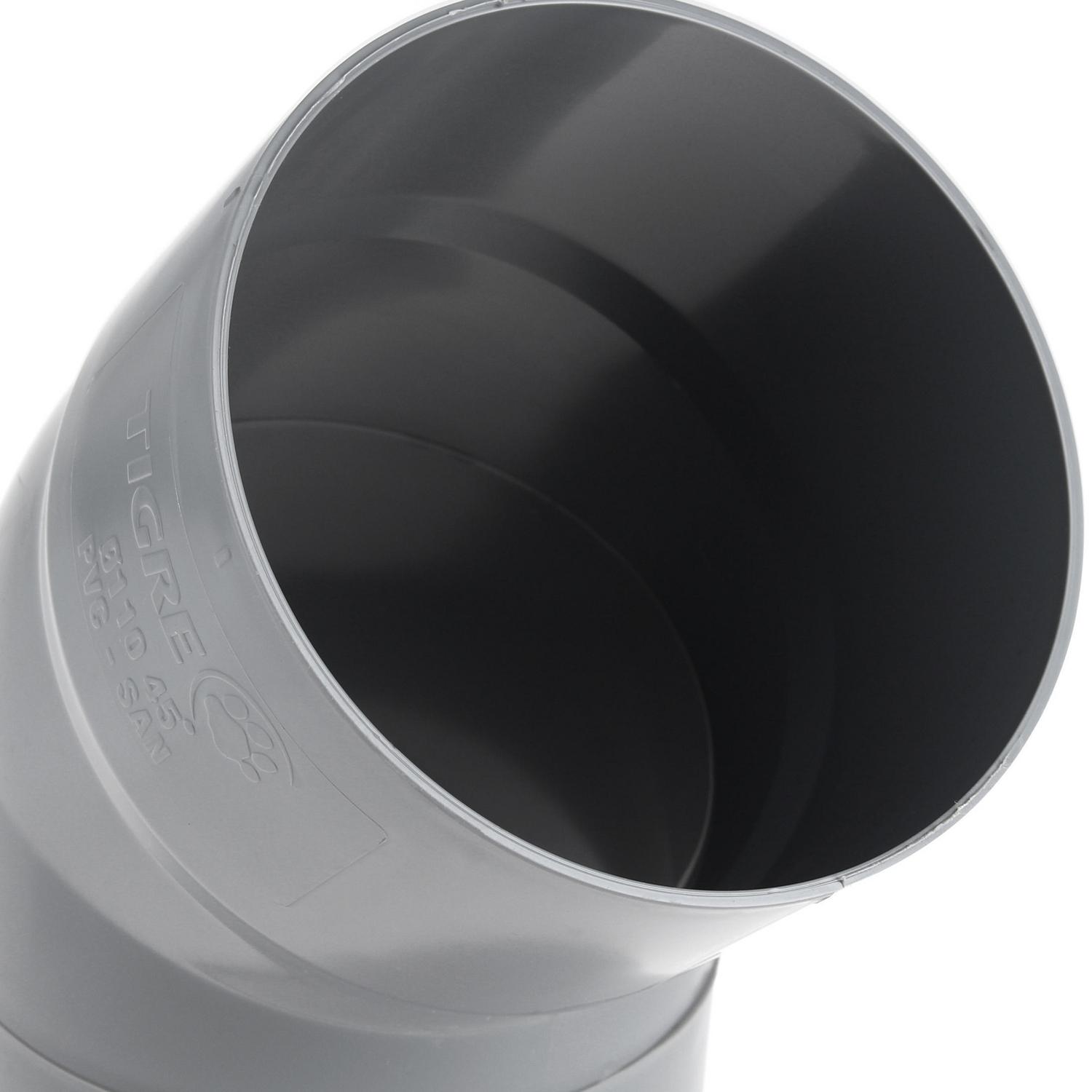 Codo 45o PVC-S Cementar 110mm Gris 1u | Sodimac - Falabella