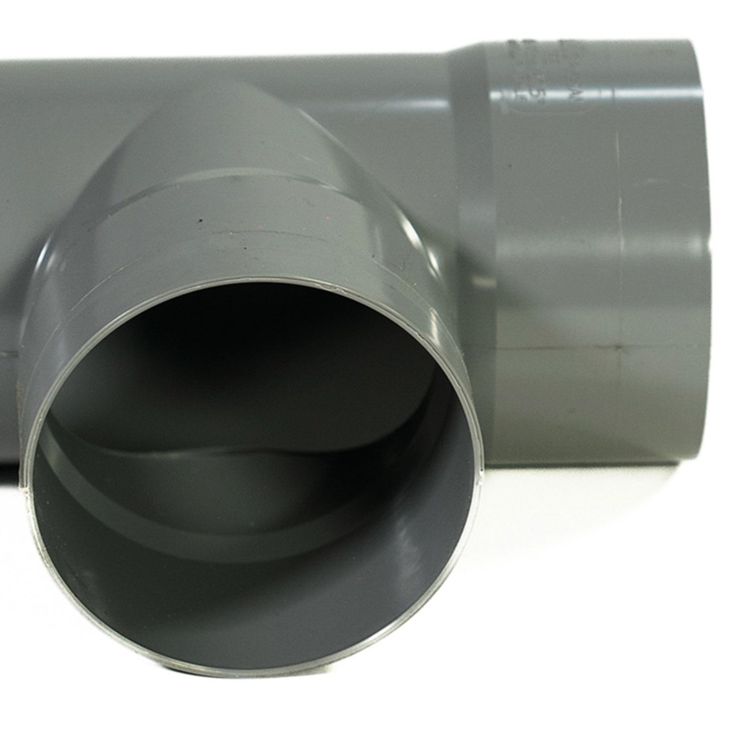 Tee PVC-S Cementar 110mm x 110mm Gris 1u | Sodimac - Falabella