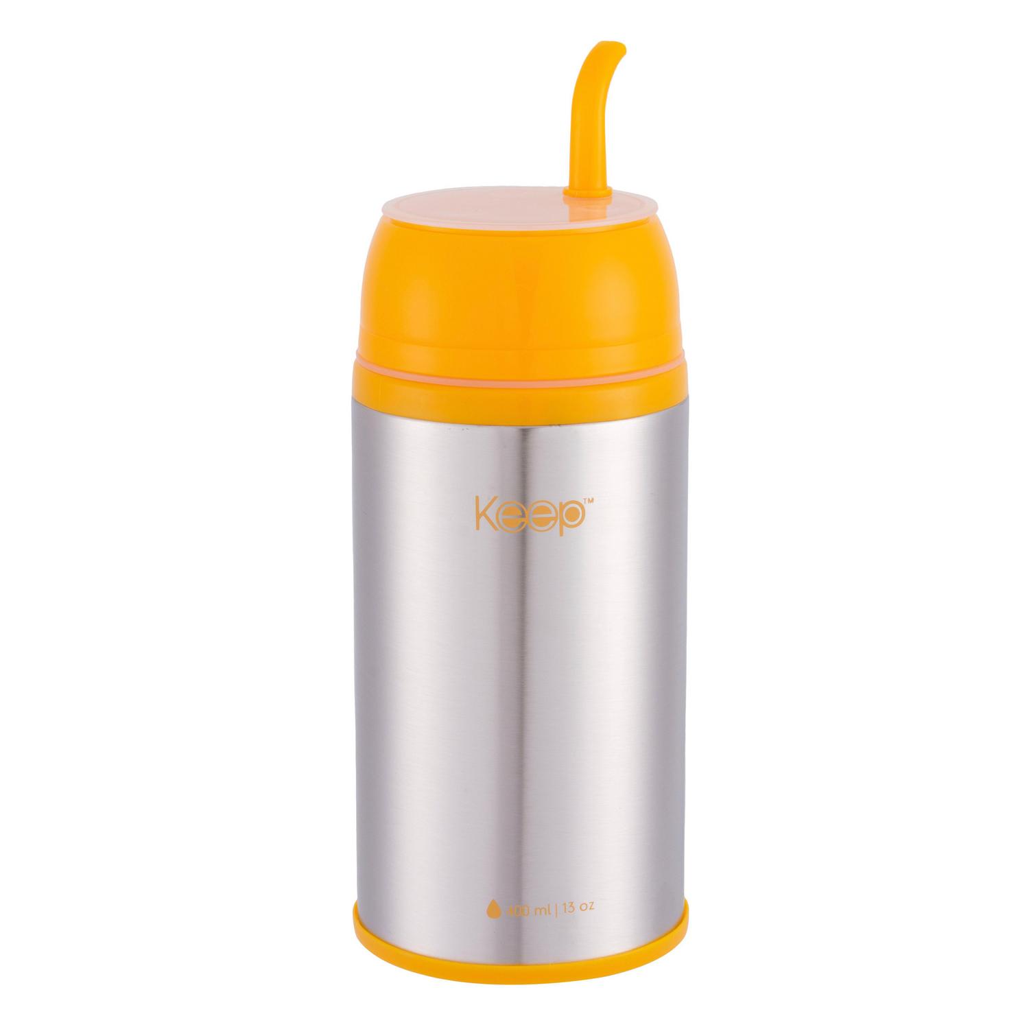 Termo Matero 400 ml Acero Inoxidable Plateado/amarillo | Sodimac ...