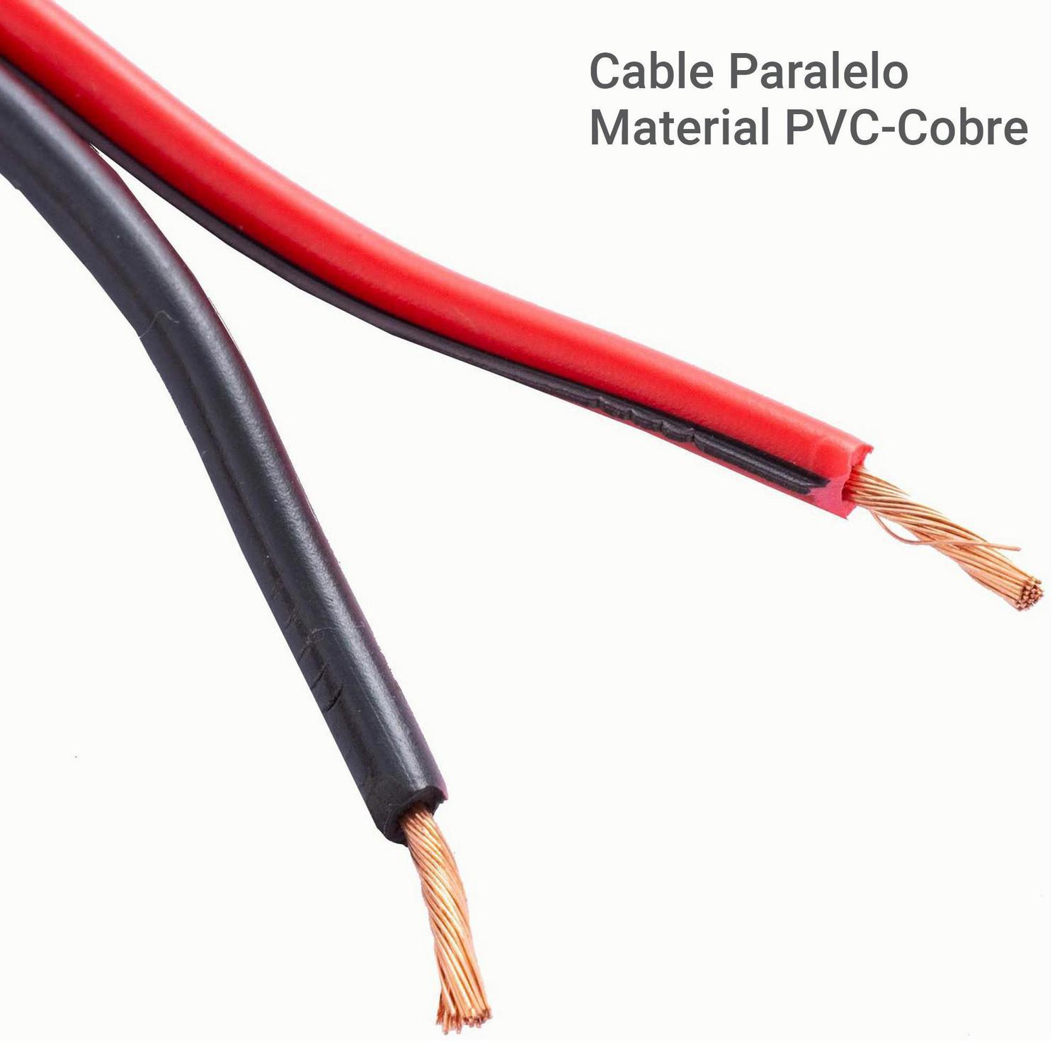 Cable SPT (paralelo) 2X18 AWG Negro/Rojo Metro Lineal | Sodimac - Falabella