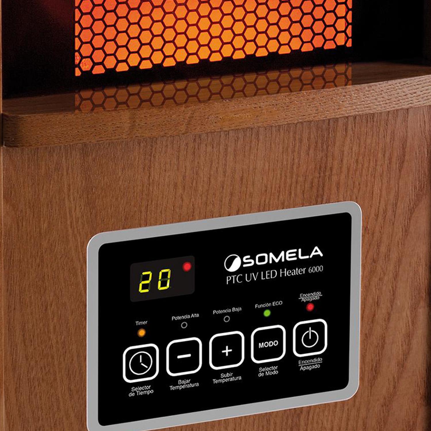 Calefactor Infrarrojo Eléctrico 1500 W Infrarrojo HEAT 6000 | Sodimac ...