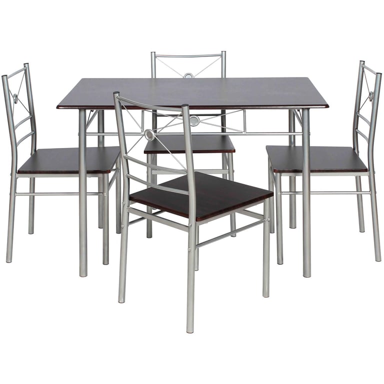 Juego de Comedor JX-18A210 WEG 4 Sillas Mesa Rectangular 70x76x110 cm ...