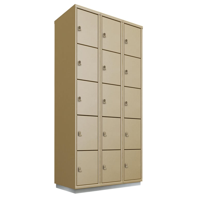 Locker con Portacandado 15 Puerta(s) 45x193x93 cm Gris | Sodimac ...