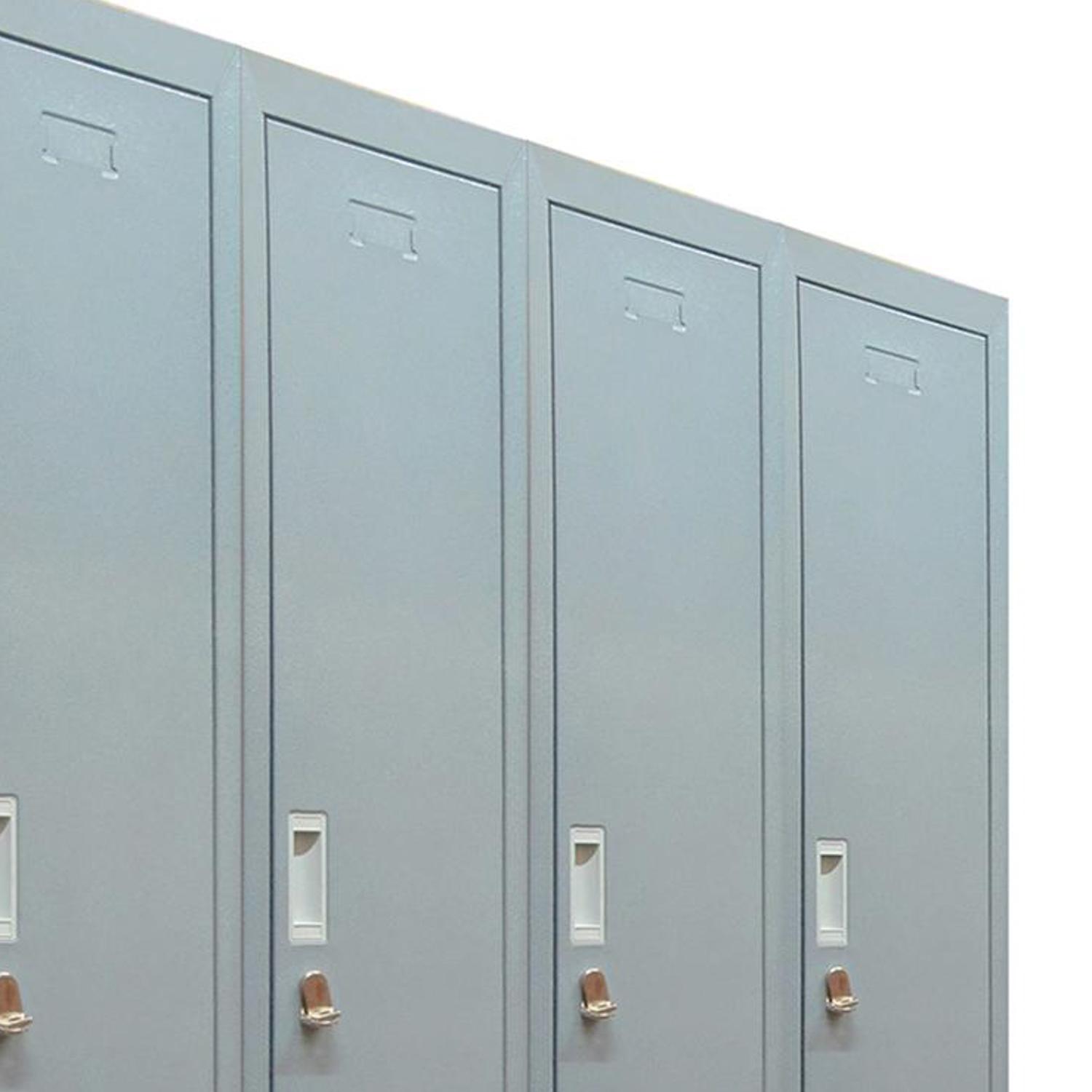 Locker con Portacandado 4 Puerta(s) 4 Repisa(s) 50xx111 cm Gris ...