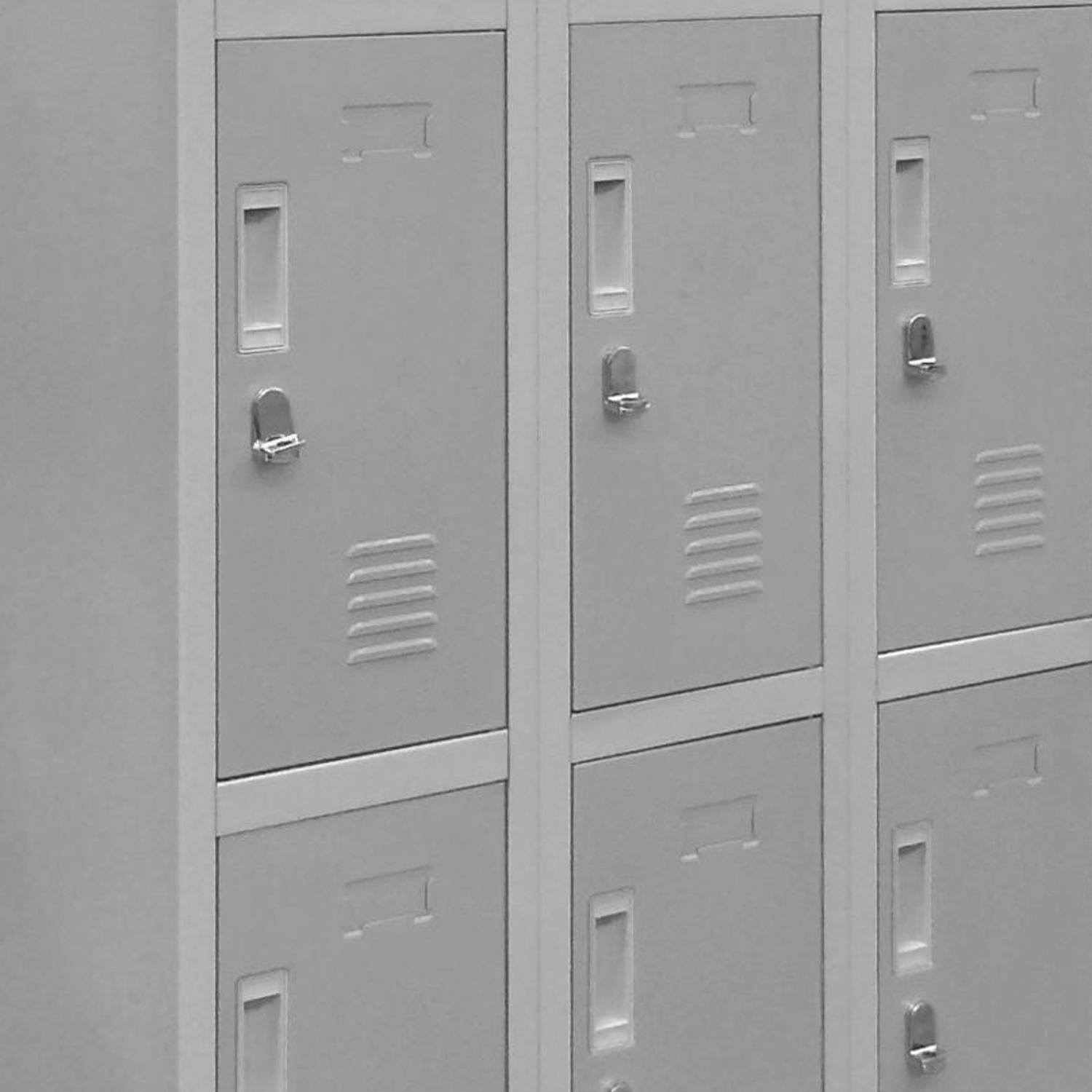 Locker de Oficina con Portacandado 9 Puerta(s) 15 Repisa(s) 50xx83 cm ...