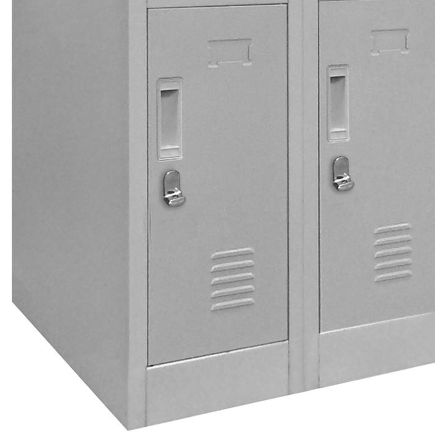 Locker de Oficina con Portacandado 4 Puerta(s) 4 Repisa(s) 50xx55 cm ...