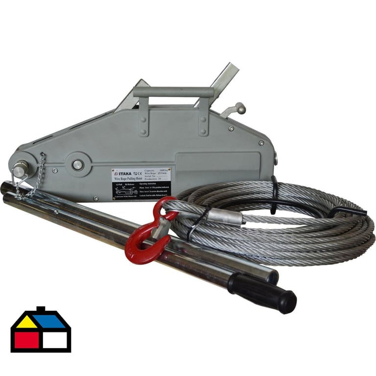 Tecle Tifor 20 m 1600 kg | Sodimac - Falabella