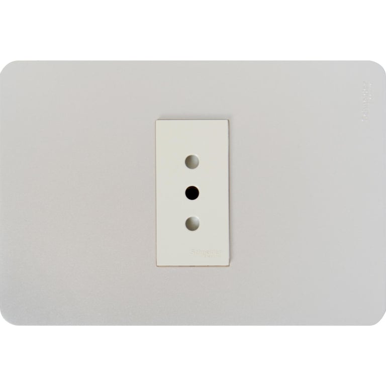 Tomacorriente simple 10 A Gris Orion | Sodimac - Falabella