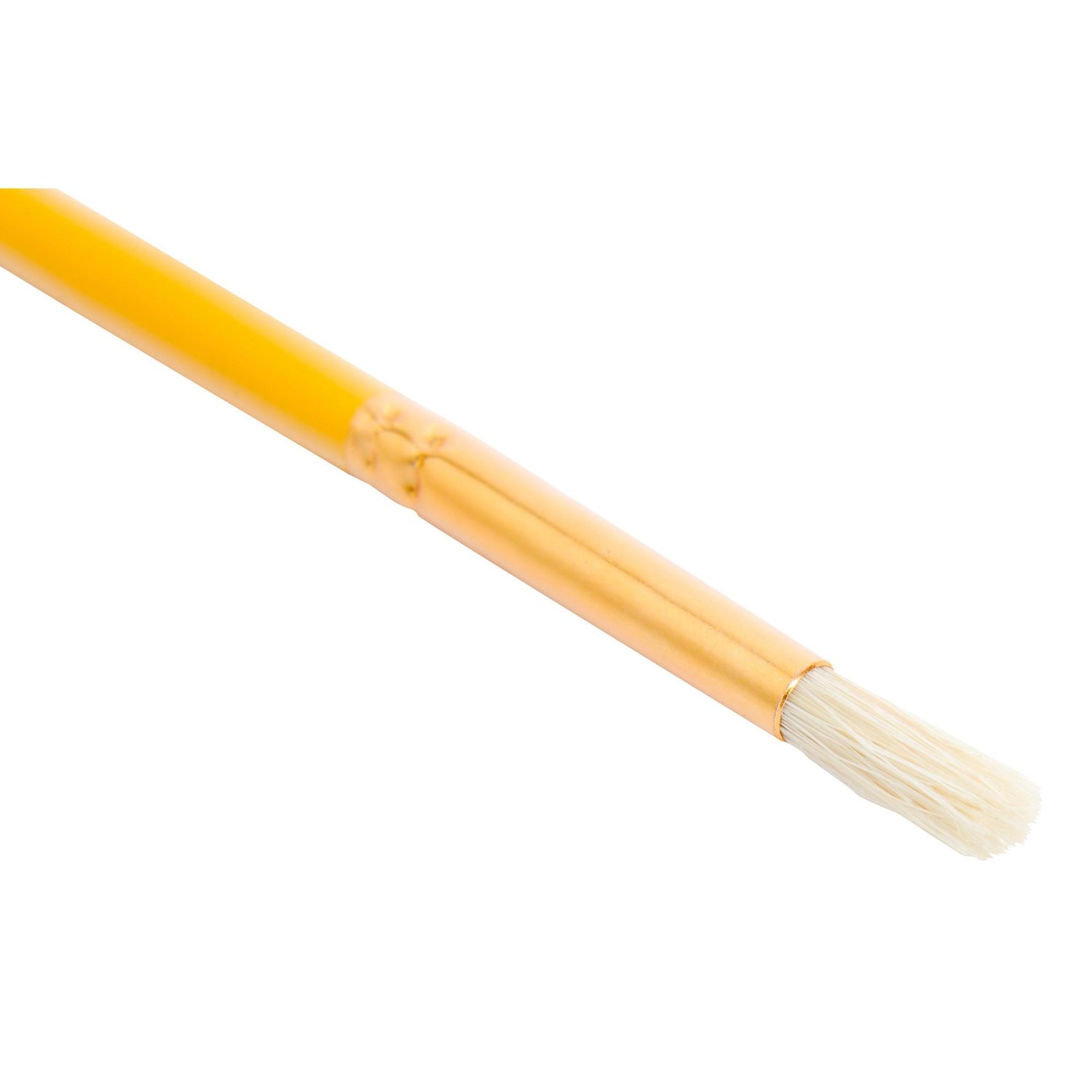 Pincel redondo nº6 Cerda Blanca y Mango amarrilo | Sodimac - Falabella