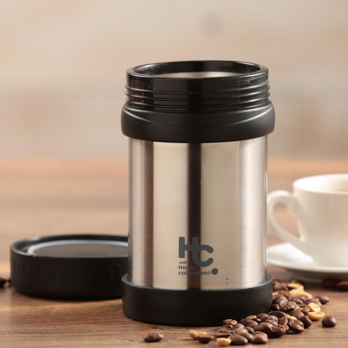 Termo para Comida 350 ml Acero Inoxidable Plateado/ Negro | Sodimac ...