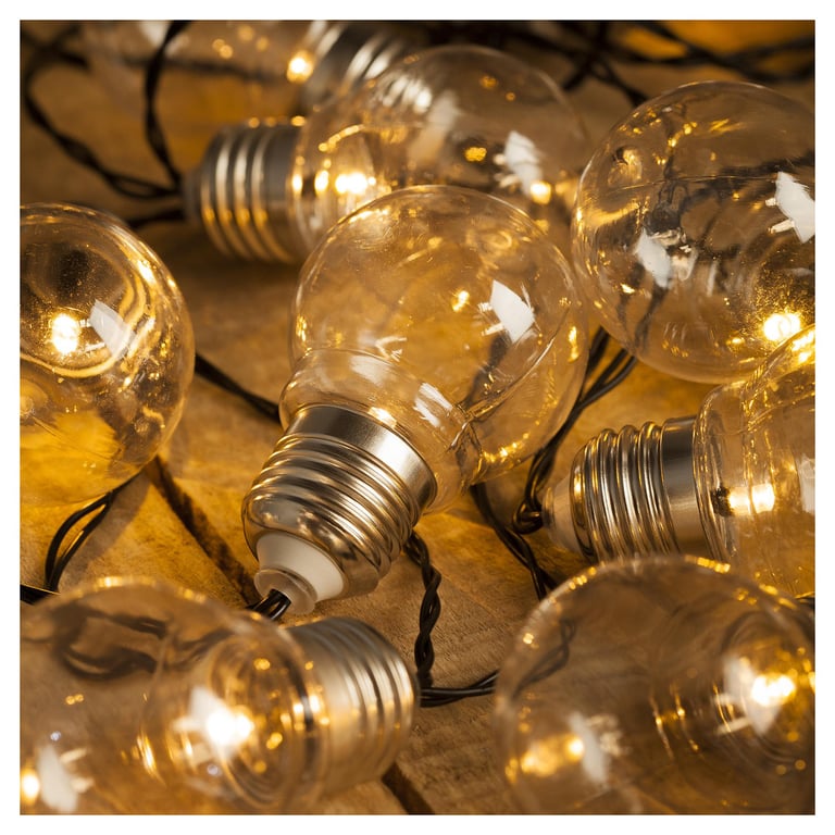 Guirnalda solar ampolletas 20 luces led | Sodimac - Falabella