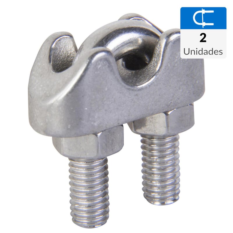 Abrazadera para cable acero inoxidable 3/16" | Sodimac - Falabella