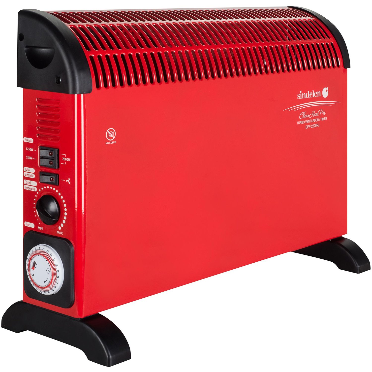 Panel Convector Convección EEP-2220RJ Rojo | Sodimac - Falabella