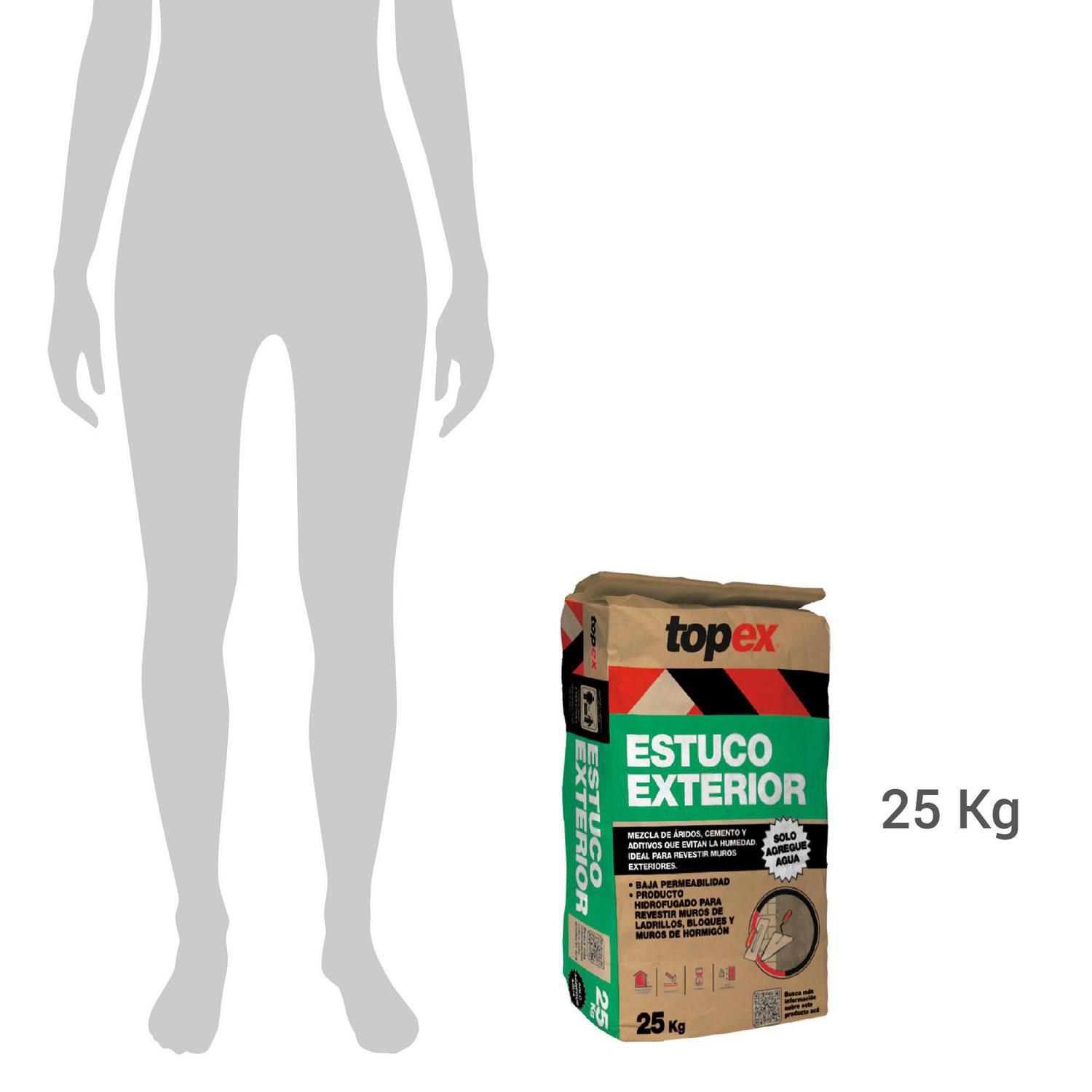 Topex estuco exterior 25 kg | Sodimac - Falabella