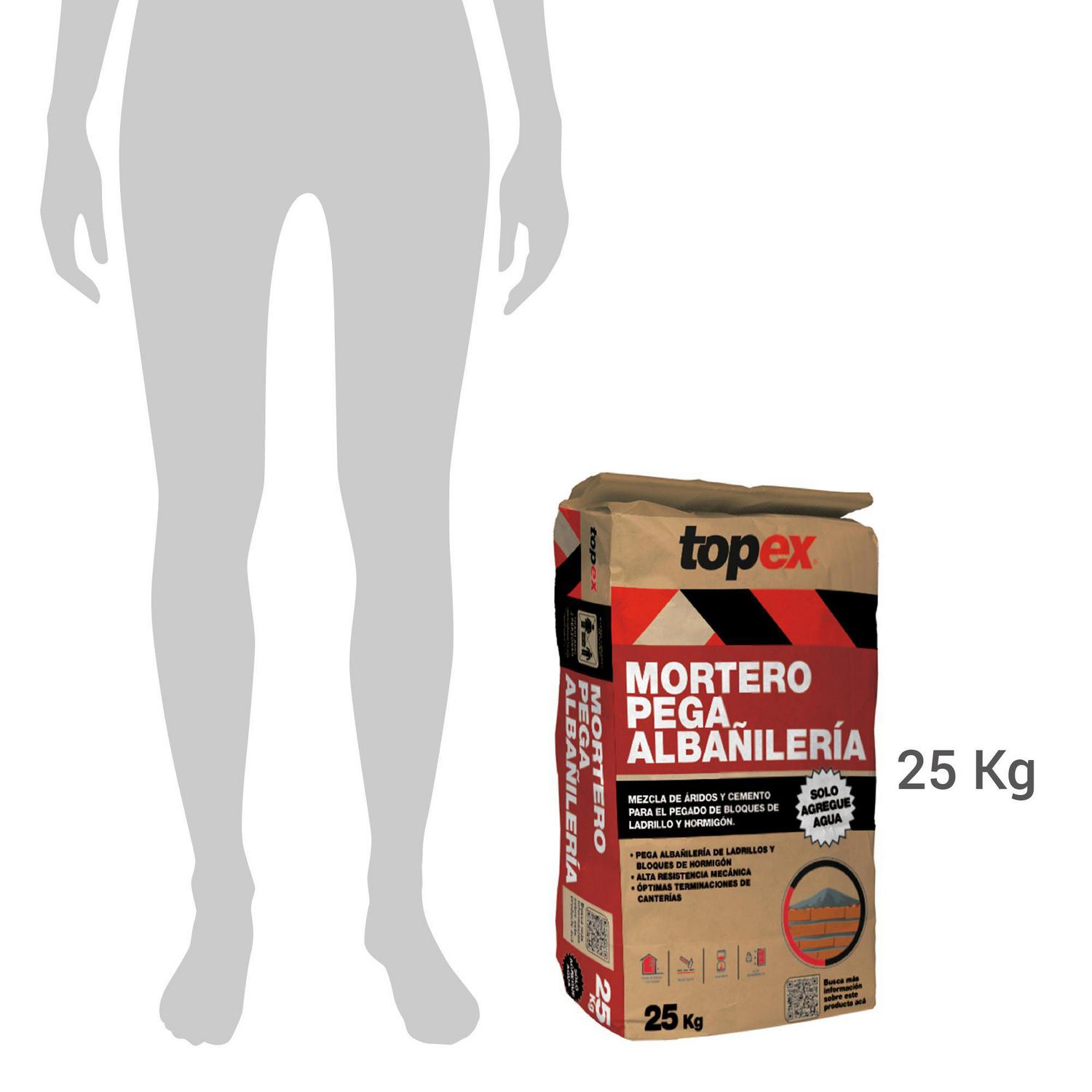 Topex pega 25 kg Gris | Sodimac - Falabella