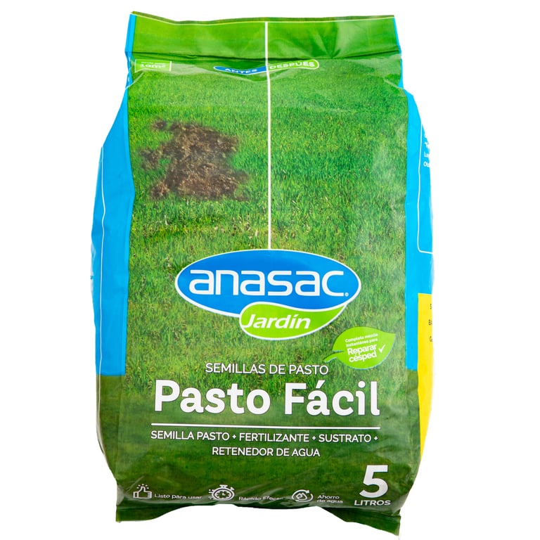 Semilla de Pasto Fácil 5 litros | Sodimac - Falabella