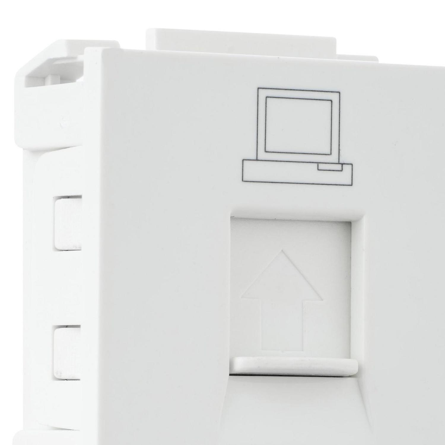 Módulo toma telefónica RJ45 10 A blanco | Sodimac - Falabella