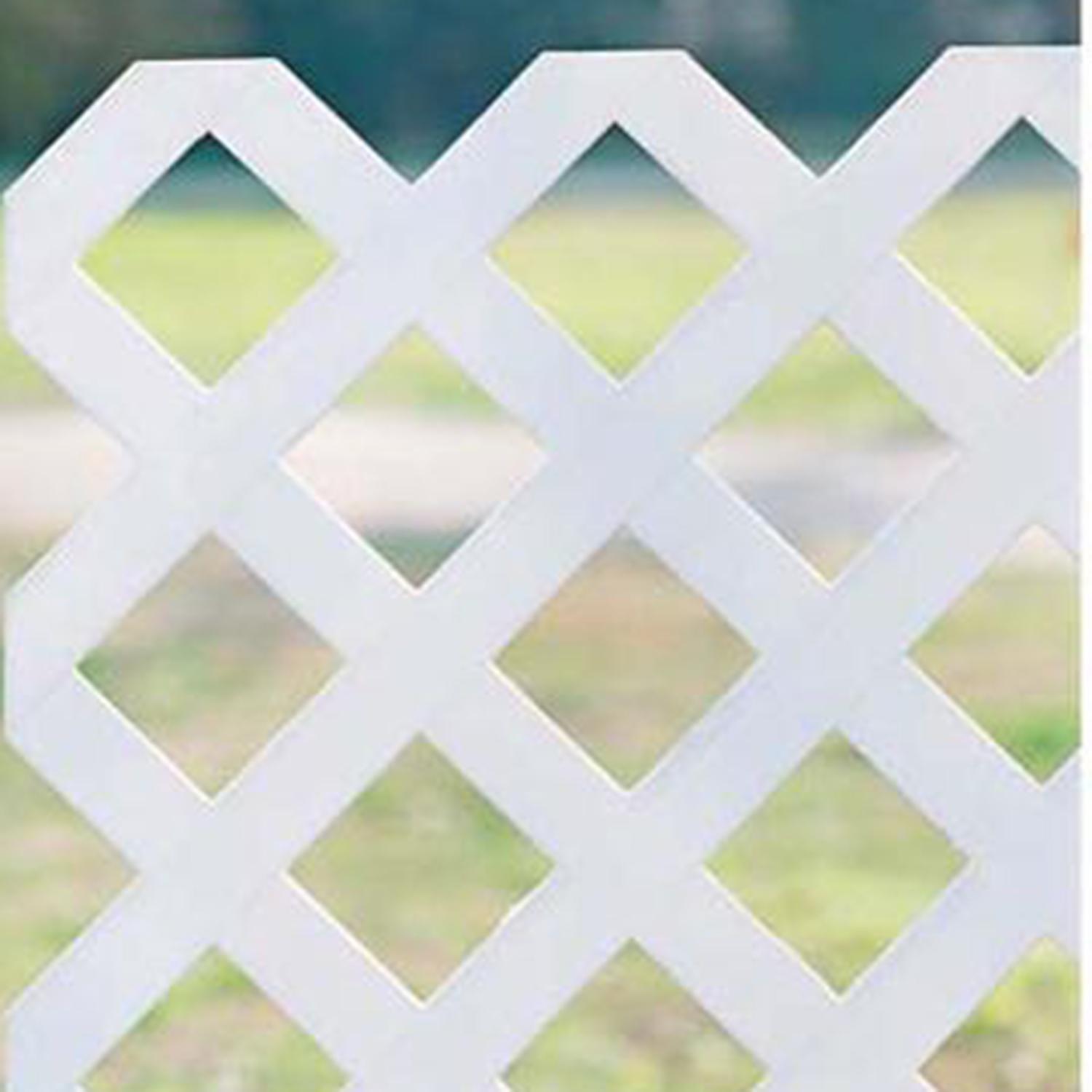 Enrejado Diamond PVC 1.22x2.44 metros Blanco | Sodimac - Falabella